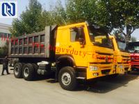 China 10 Wheel 371HP 20 Cubic Meters Sinotruk HOWO Tipper Iron Material White Color for sale