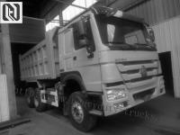 China 10 Wheel 371HP 20 Cubic Meters Sinotruk HOWO Tipper Iron Material White Color for sale