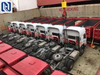 China 336hp Red Left Hand Drive Dump Truck 6x4 Sinotruk Howo7 Brand URO II Emission for sale