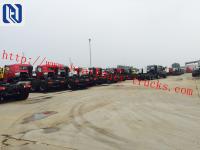 China 336hp Red Left Hand Drive Dump Truck 6x4 Sinotruk Howo7 Brand URO II Emission for sale