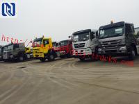 China 336hp Red Left Hand Drive Dump Truck 6x4 Sinotruk Howo7 Brand URO II Emission for sale
