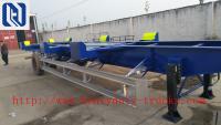 China Sino Truk Double Containers Semi Trailer Trucks , Red Diesel Truck Trailer for sale