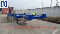 China Sino Truk Double Containers Semi Trailer Trucks , Red Diesel Truck Trailer for sale