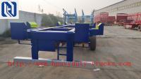 China Sino Truk Double Containers Semi Trailer Trucks , Red Diesel Truck Trailer for sale