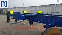 China Sino Truk Double Containers Semi Trailer Trucks , Red Diesel Truck Trailer for sale