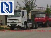 China EuroII Sigle Sleeper Sino Truck 10 Wheel Tractor Head 371hp Prime Mover Right Hand Drive Tractor for sale