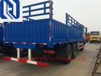 China Sinotruk Cimc 40 Ft Van Type Container Box Semi Trailer Trucks With Rear Door 4 Axles for sale