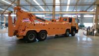 China 8x4 Wheels 420 horsepower 3 sections boom any color 100 tons wrecker tow truck for sale
