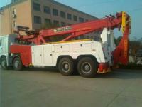 China 8x4 Wheels 420 horsepower 3 sections boom any color 100 tons wrecker tow truck for sale
