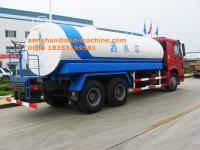China SINOTRUK HOWO Liquid Tanker Truck 6x4 290hp Water Tank Truck 15m3 10 tires for sale
