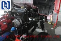 China Sinotruck 4 x 2 266HP Mobile Workshop Truck With Repair Tools Yellow With Crane Maintain Car for sale