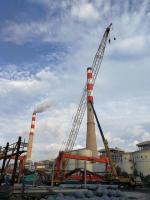 China Crawler Crane Telescopic Boom Crane Boom Length 58m Engine SC7H210 155kw for sale