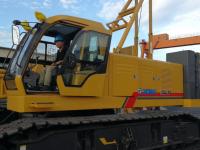 China XCMG 50 Tons Small Crawler Crane Xgc55 With Hammer , Max. Rated Lifting Capacity 55T for sale