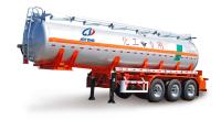 China 3 Axle Fuel Tanker Semi Trailer Trucks 45000 Liters 50000 Liters 60000 Liters for sale