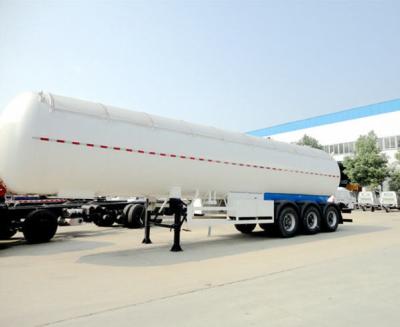 China 58CBM 50 Tons Aluminum Semi Trailer Trucks Stainless Steel For Lpg Transport for sale