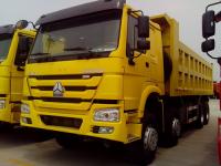 China 12 Tyres 8*4  Heavy Duty Dump Truck Tipper With Comfortable HW76 Long Cabin for sale