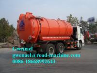 China 4m3 - 16m3 Sewage Sewage Suction Truck Dumping System With High Pressure Italian Jurop for sale