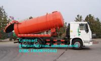 China 4m3 - 16m3 Sewage Sewage Suction Truck Dumping System With High Pressure Italian Jurop for sale