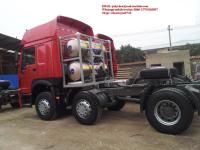 China ZZ4257N3237CZ Prime Mover Truck Sinotruck Howo 6 x 2  Tractor Head  420HP Engine, left hand drive for sale