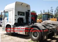 China 336 HP Towing 30 Ton   4 x 2 Prime Mover Truck With Radius Tires for sale