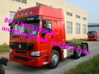 China Sinotruk Howo Prime Mover Truck 336hp 4x2 Tractor Truck Dimension  6110 X 2496 X 2958mm With 2.0inch for sale