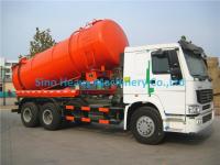 China 12M3 Sewage Suction Truck 6X4, 10 wheel garabe collection truck,toilet rubish sucktion , sewage collector for sale