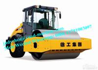 China Single Drum Roller Road Maintenance Machinery  XCMG Yellow Color for sale