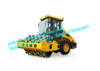 China Single Drum Roller Road Maintenance Machinery  XCMG Yellow Color for sale