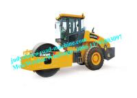 China Single Drum Roller Road Maintenance Machinery  XCMG Yellow Color for sale