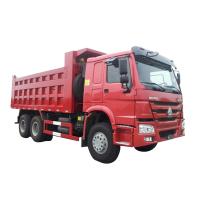 China 25 Ton Heavy Duty Dump Truck new 6x4 Howo Dump Tipper Truck Euro II/III Engine Red color for sale