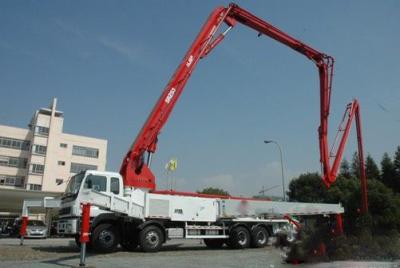 China 51m Boom Concrete Pumping Truck 600L Hopper Capacity OEM for sale