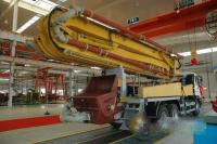 China 47m Boom Concrete Pump Truck 5 Sections RZ-type 32Mpa Oil Pressure for sale