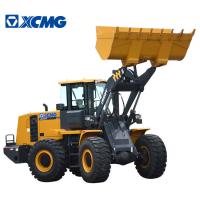 China XCMG 4 Ton Compact Wheel Loader , Medium Wheel Loader Yellow Color for sale