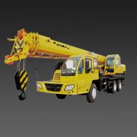 China Mobile Truck Mounted Boom Crane / Energy Efficient Hydraulic Truck Crane for sale