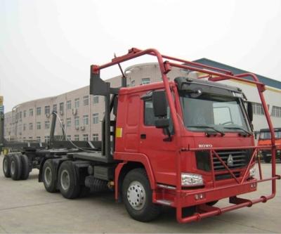 China Sinotruk HOWO Chassis 10m Log Timber Truck , Truck Prime Mover 40-60t for sale