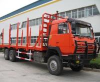 China Sinotruk HOWO Chassis 10m Log Timber Truck , Truck Prime Mover 40-60t for sale