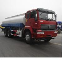 China Sinotruk Howo 290hp Water Tanker Trucks / Howo 6x4 Water Container Truck for sale