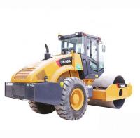 China 16t Earth Roller Compactor Machine / Yellow Road Maintenance Equipment for sale