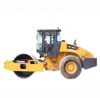 China 16t Earth Roller Compactor Machine / Yellow Road Maintenance Equipment for sale