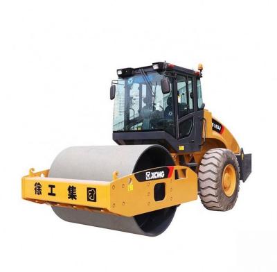 China 16t Earth Roller Compactor Machine / Yellow Road Maintenance Equipment for sale