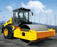 China Mechanical Single Drum Walk Behind Roller / Customized Single Drum Road Roller for sale