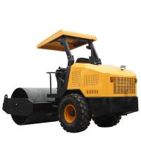 China 3.5 Tons Hydraulic Single Drum Vibratory Road Roller With Yellow Color for sale