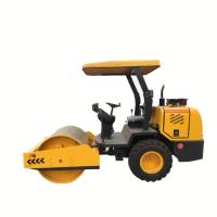 China 3.5 Tons Hydraulic Single Drum Vibratory Road Roller With Yellow Color for sale