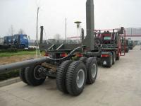 China Sinotruk Howo Wood Transport Log Truck With Trailer , Loading 40-60t for sale