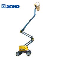 China 14m Electrical Articulated Aerial Work Platform , Yellow Extensible Boom Platforms for sale