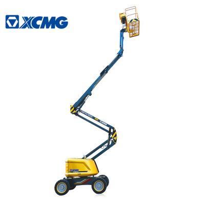 China 14m Electrical Articulated Aerial Work Platform , Yellow Extensible Boom Platforms for sale