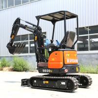 China 2.0 Ton Small Hydraulic Crawler Excavator Digger With High Digging Depth for sale