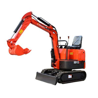 China New Design 1t 1.2t Mini Crawler Excavator , Small Excavator Dipper Arm for sale