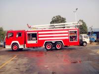 China 6x4 10m3 Fire Fighting Truck , Diesel Powered Heavy Duty Trucks for sale