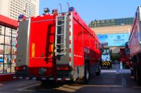 China Commercial Fire Fighting Trucks , 7m3 Water Tank Foam 5T - 50T Capacity Red Color  6x4 howo chasiis for sale